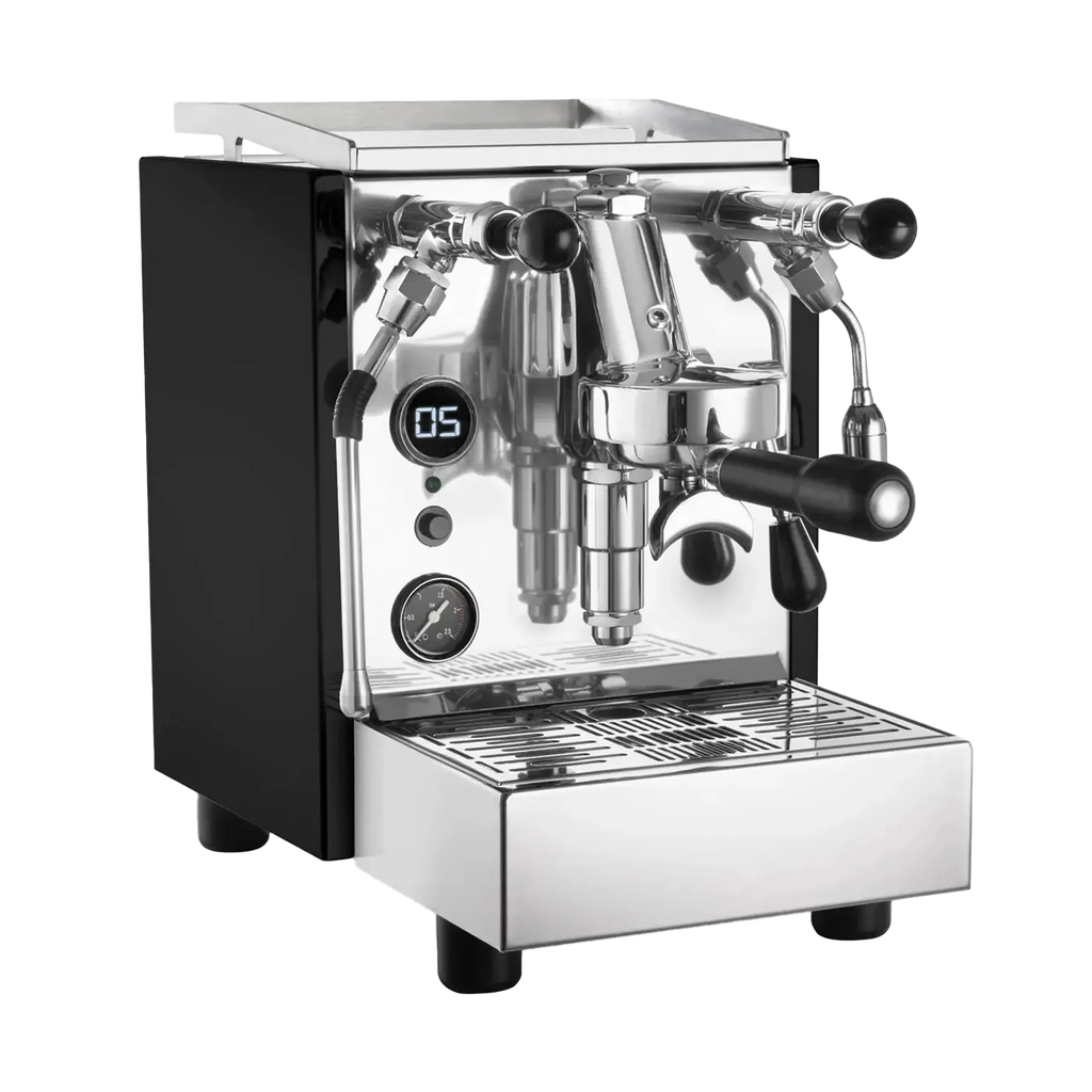 ACM Homey mit Shot Timer Schwarz Siebträgermaschine - - – Kaffeewelt